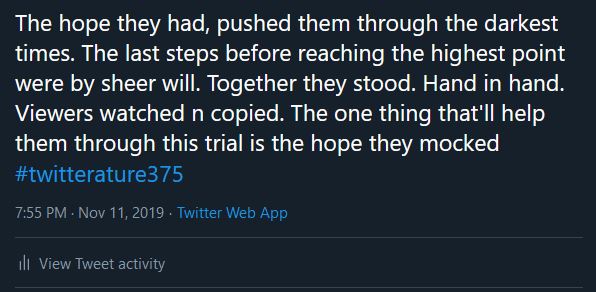 Twitterature Response Anthology – Twitterature375